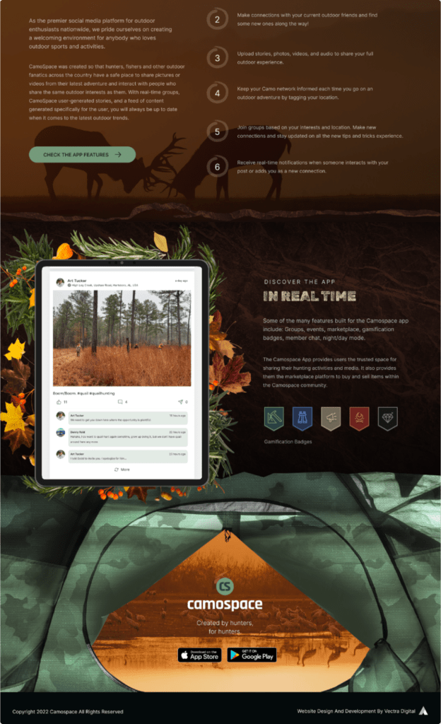 Camospace - Portfolio - Vectra Digital